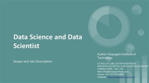 PPT Data Science And Data Scientist PowerPoint Presentation Free To Download Id 95c67a NDU3O