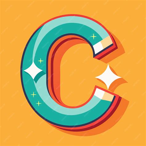 Bold Letter C Vector Simple And Clear Design For Typography Initials Premium Ai Generated Vector