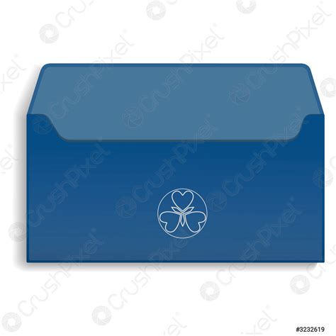 Back Side Of Envelope Icon Realistic Style Stock Vector 3232619
