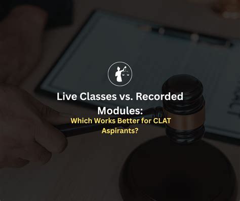 Live Classes Vs Recorded Modules Best For Clat Prep Nlti