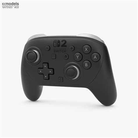 Nintendo Switch 2 Pro Controller 3d模型 下载 游戏机 On