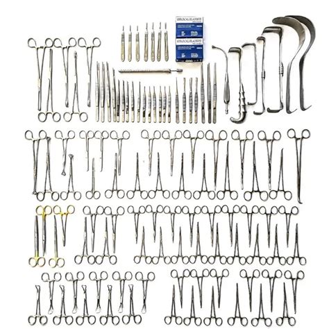 Basic Laparotomy Set Of Instruments Buy 108 Laparotomy Instruments