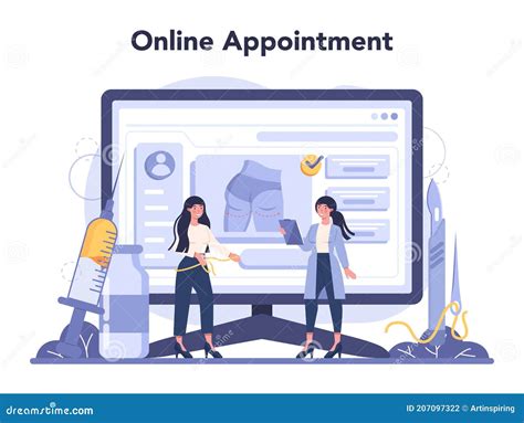 Plastic Surgery Online Service Or Platform Idea Of Body Correction