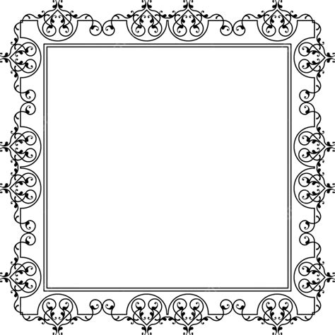 Design Illustrations Vector Hd Png Images Frame Border Design Vector