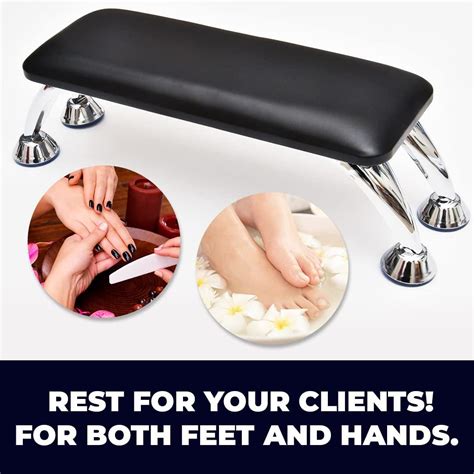 Nail Arm Rest For Acrylic Nails Professional Hand Rest With Pillow Cushion Manicure Pedicure