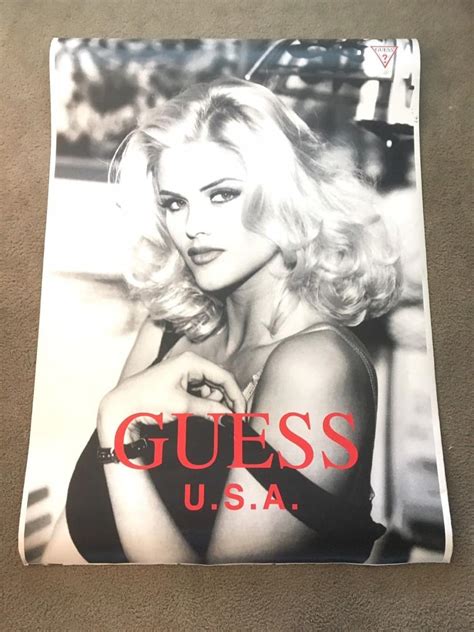 Anna Nicole Smith Guess Poster Ad Bus Subay 68 X 48 Inches 1886615253