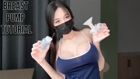 [4k] Breastfeeding With Aoki Tips And Breast Pump Tutorial Pump With