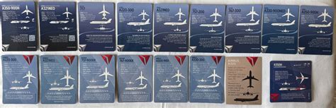 Delta Air Lines Pilot Trading Cards 17 Cards Vintage Rare 100 Years And