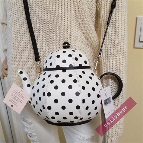 Kate Spade Bags Nwt Kate Spade 0 Authentic Teapot Crossbody Black