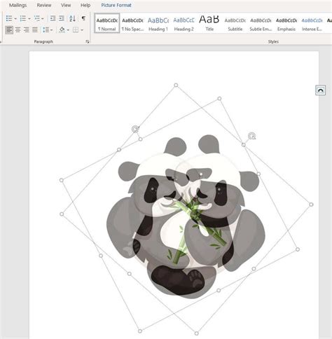 comment faire pivoter une image dans microsoft word
