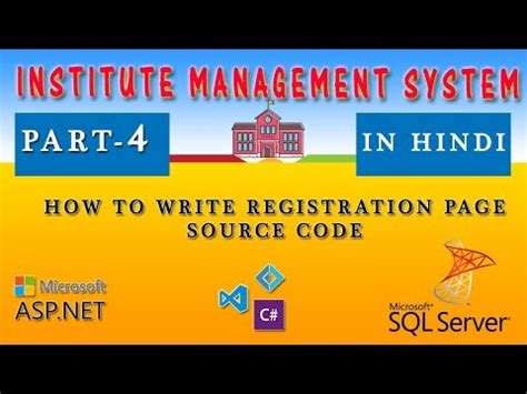 ASP NET C Institute Management System Project Tutorial In HINDI