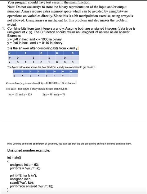 Solved Your Program Should Have Test Cases In The Main