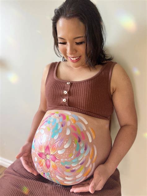 Pregnancy Belly Painting — Erica Pang