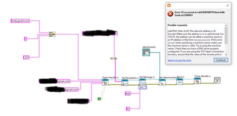 Gmail Labviewsmtp Cannot Connect Stack Overflow