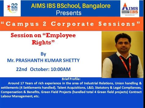 Saloni Raj On Linkedin Honourable Mr Prasant Kumar Shetty Sir Who Is