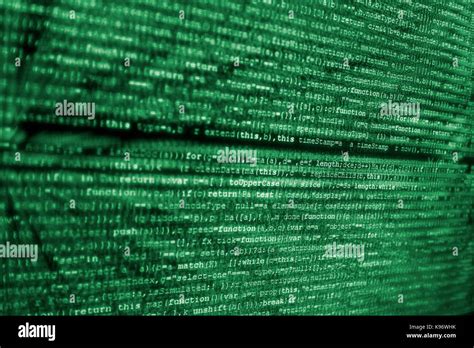 Internet Concept Javascript Code Language Web Pages Computers Network Web Black Background