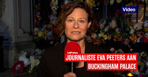 Journaliste Eva Peeters Aan Buckingham Palace