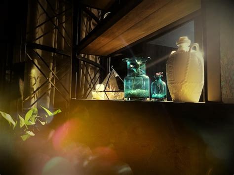 Premium Photo Low Angle View Of Glass Window On Table