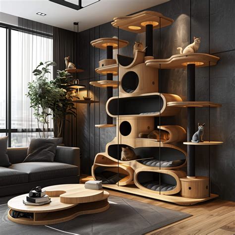 Indoor Cat Play Structures Inspire Feline Fun And Adventure Catsky