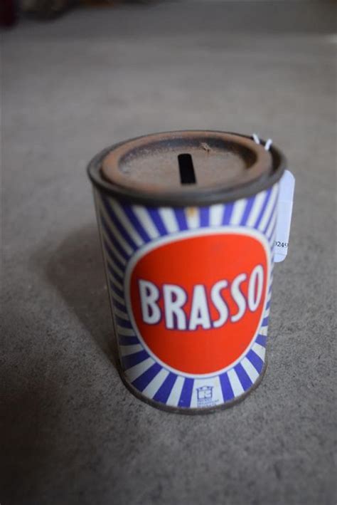 Lot A Brasso Advertising Money Box
