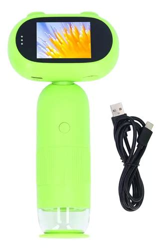 Microscópio Portátil De 2 Polegadas Com Tela De Ampliação El Frete Grátis