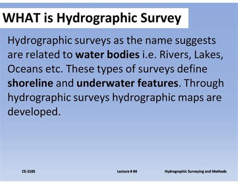 4 Hydrographic Surveyingpdf Geology Science