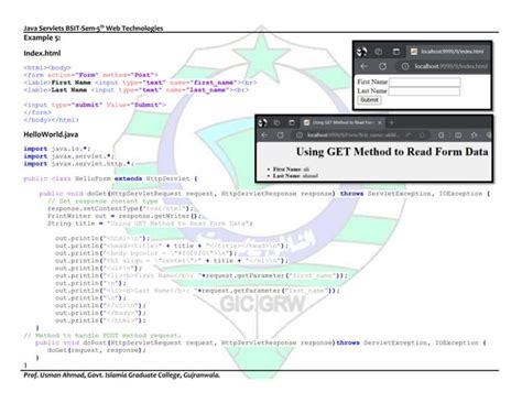 Javajavaservletprogramsexamplespdf
