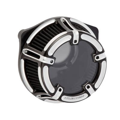 Arlen Ness® Method™ Clear Series Air Cleaner In Black With Cnc Machined