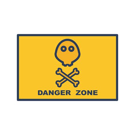 Danger Zone Vector Icon 23931813 Vector Art At Vecteezy