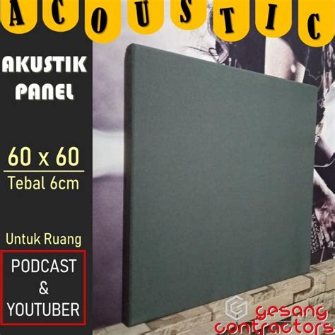 Jual Accoustic Panel Panel Akustik Sound Absorbent 60 X 60 X 6cm