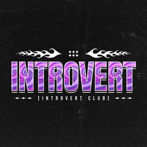 Introvert Club T Shirt Design Template