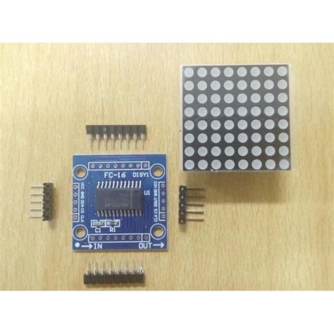 jual siap kirim module led dot matrix 8x8 display with max7219 for