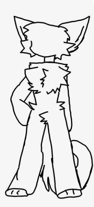 Cat Body Base Drawing