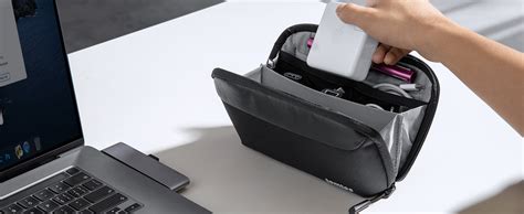 Tomtoc Travel Cable Organizer Pouch Electronics Accessories Organizer Portable