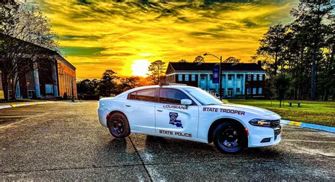 Afx Decals Trooper Louisiana State Police Badge Design Aluminum License