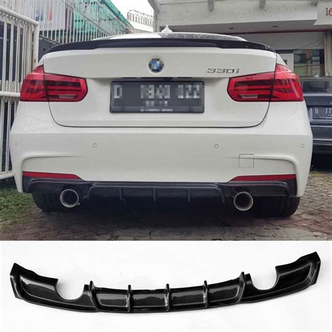 Bmw F30 F31 Performance Style Carbon Fiber Rear Diffuser 43 Off