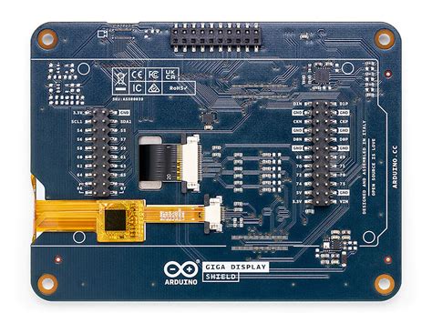 Arduino GIGA Display Shield จอทชสกรนสำหรบ Arduino GIGA R1 WiFi