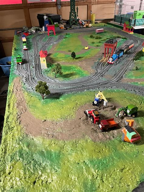 Thomas Ultimate Set Track Layout Motorized Thomas And Percy Cargo Race