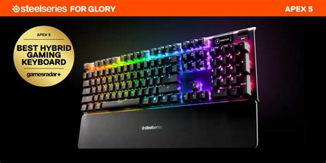 Steelseries Apex 5 Keyboard Us Black Uae Dubai Abu Dhabi