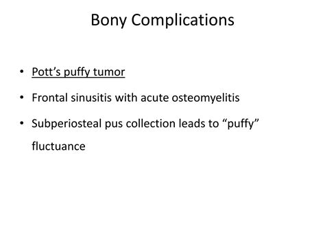 Complications Of Sinusitis Pptx