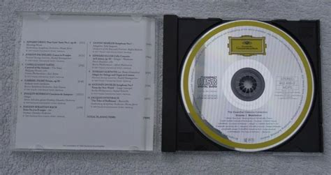 Music Cd Essential Classics Vol1 Meditation Deutsche Grammophon 11 Tracks £399 Picclick Uk