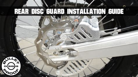 How To Install Feature Benefit Bullet Proof Designs Rear Disc