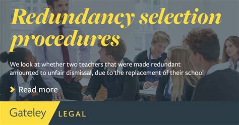 Redundancy Selection Procedures Articles Gateley