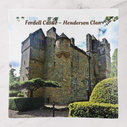 Fordell Castle Scottish Henderson Clan Trinket Tray Zazzle Castle