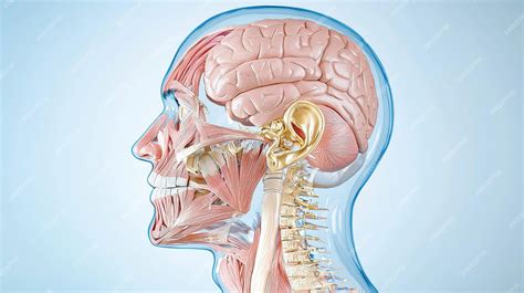Detailed Anatomy Of Human Sinus Cavities With Medical Diagram Showing Nasal Passages And
