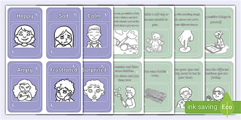 Emotional Regulation Activity Cards Eyfs