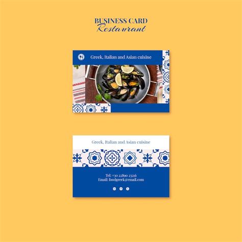 Free Psd Restaurant Template Design