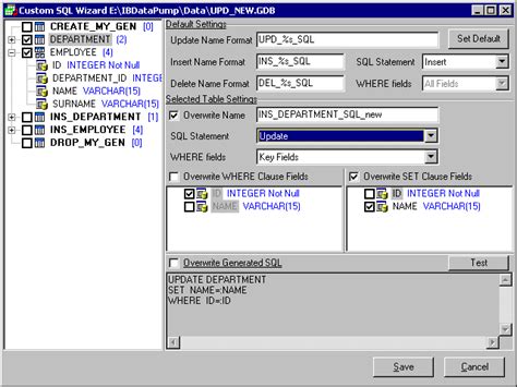 Clever Components Interbase Datapump Tour