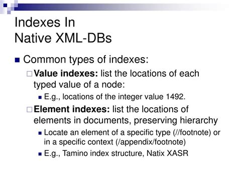 PPT Native XML Databases PowerPoint Presentation Free Download ID