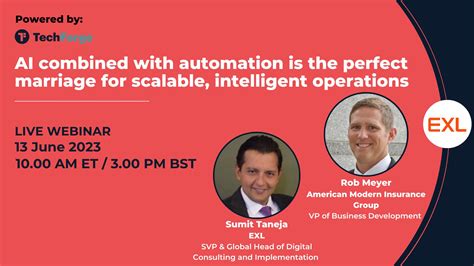 Webinar Ai Combined With Automation Is The Perfect Marriage For